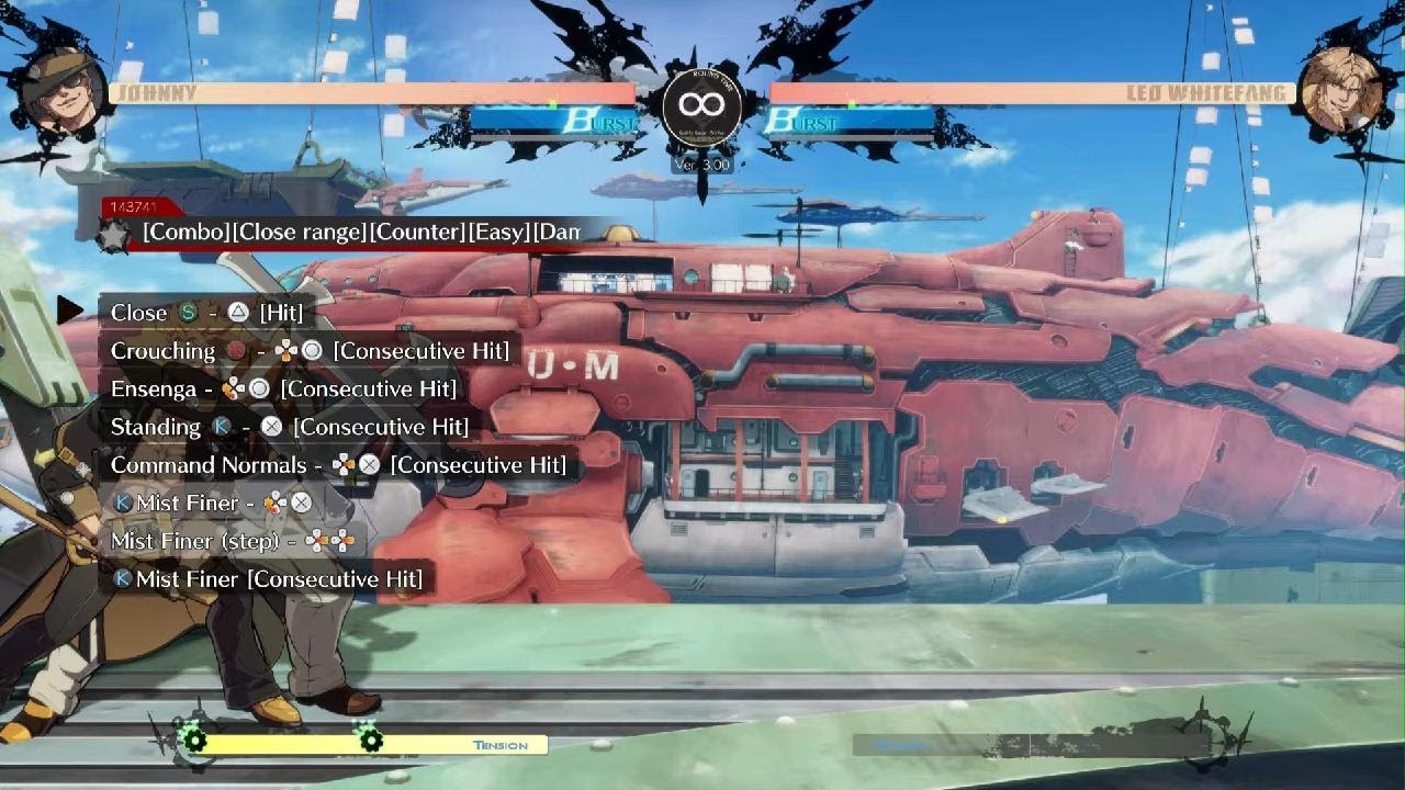 Guilty Gear -Strive- Johnny Combo Counter Starter - YouTube