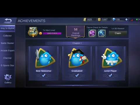 TIPS! about ACHIEVEMENTS and NEW PROFILE DESIGN in Mobile Legends - YouTube