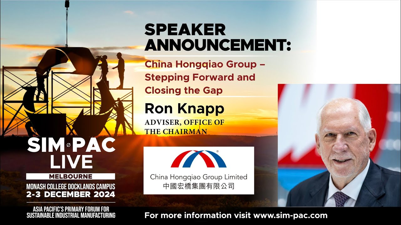 Ron Knapp, Adviser, Office of the Chairman, China Hongqiao Group ...