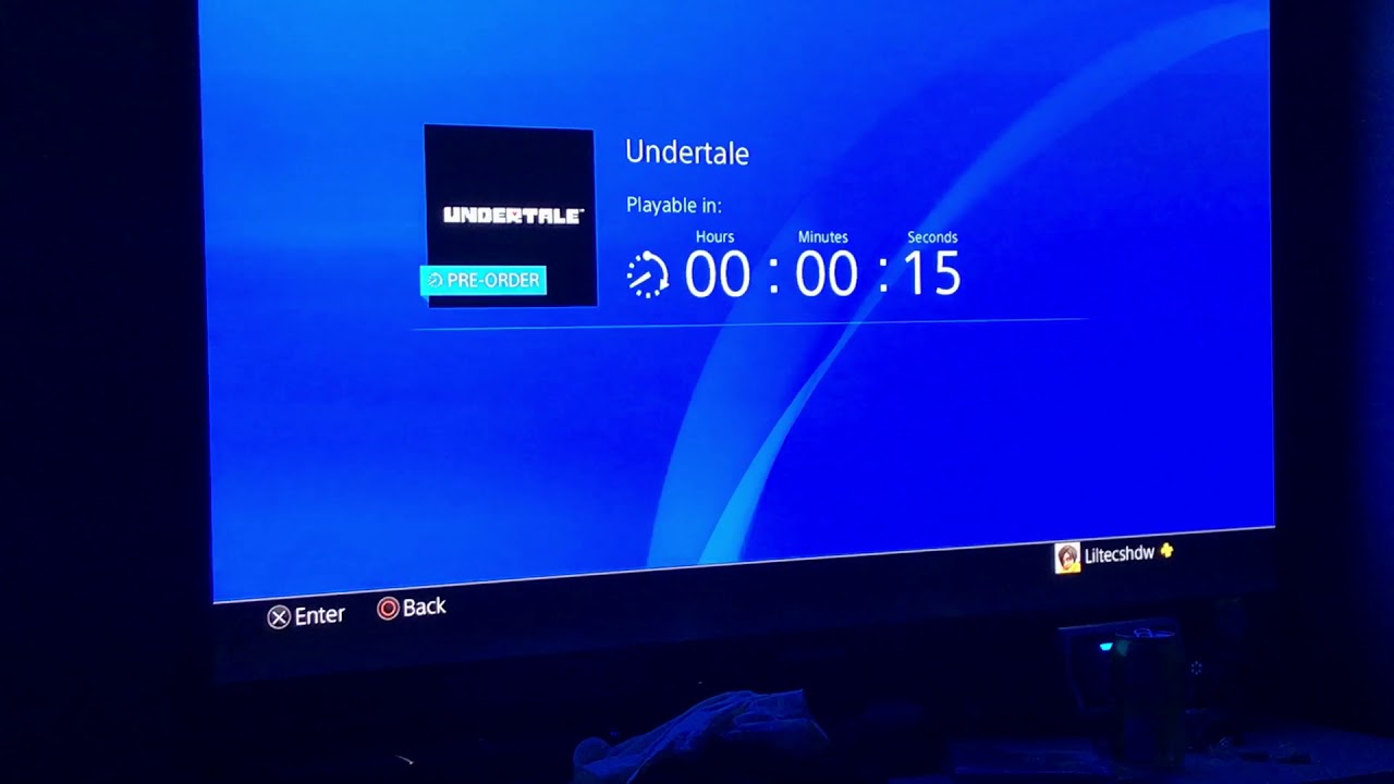 Undertale PS4 countdown - YouTube