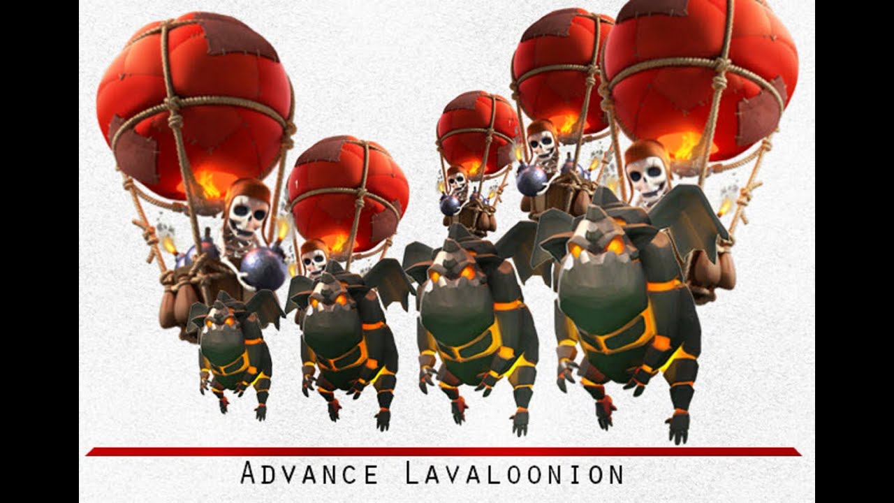 Best War Strategy Lavaloon Lavaloonion at TH9. Clash of Clans - YouTube