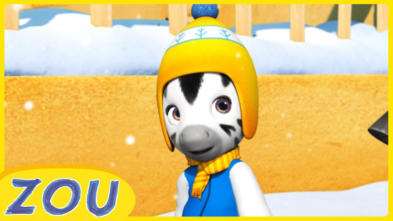 The best moments of Zou in the snow | ZOU in English 🦓 - YouTube