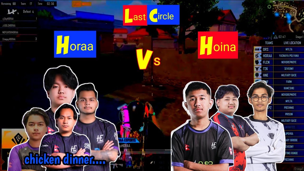 Last circle fight Hora vs Hoina esports.... - YouTube