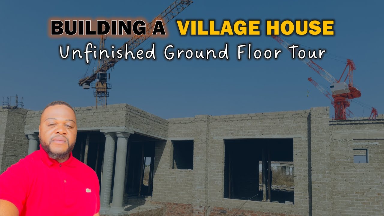 Building a house in South Africa | Episode 4 | Unfinished Ground floor ...