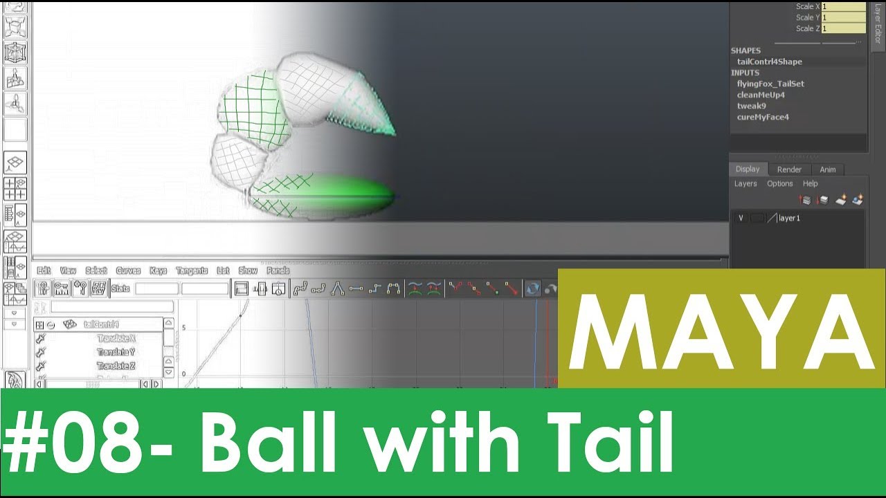 08a - Ball with Tail tutorial (part 1 w/ subs) - YouTube
