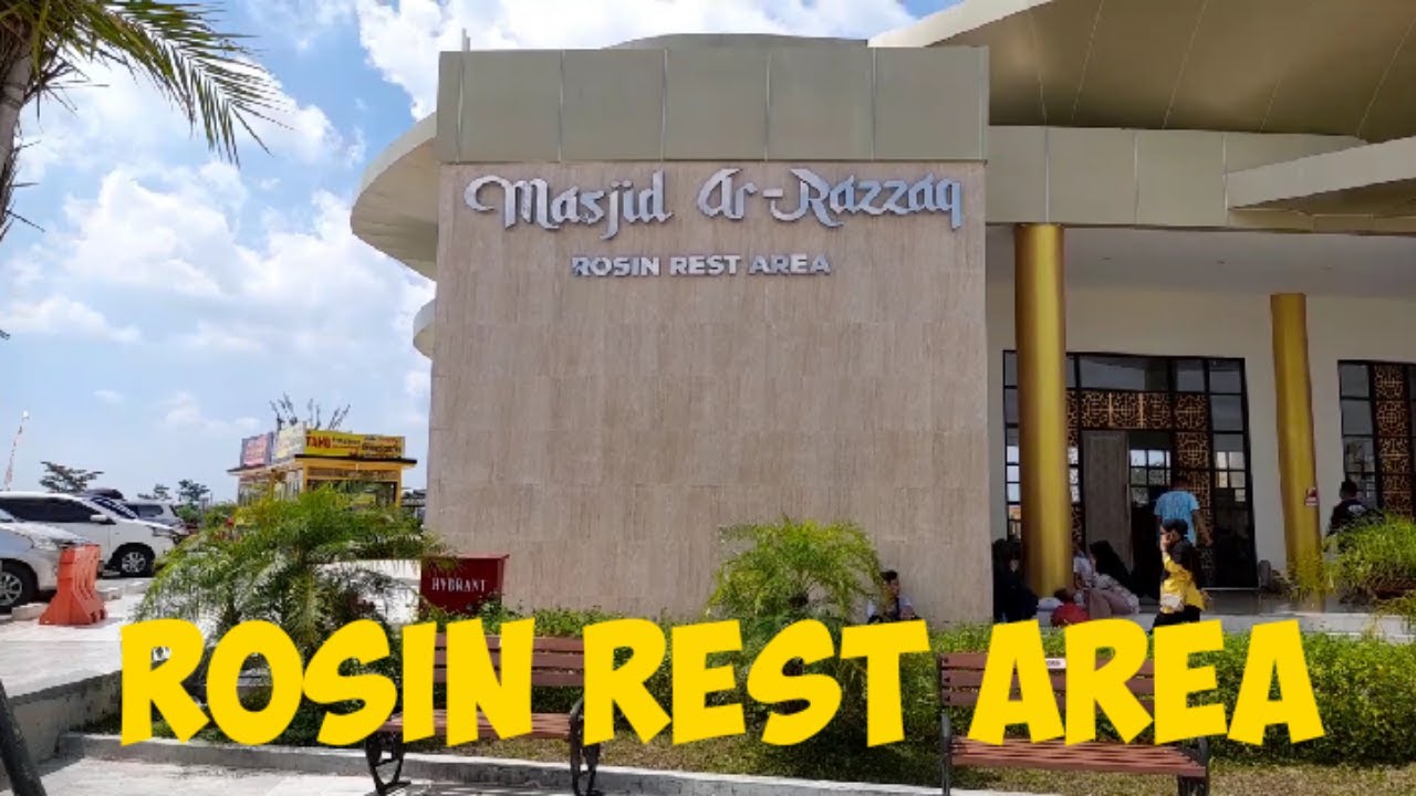 Megah dan mewah rest area ROSIN Pemalang,perjalanan ke Bekasi - YouTube