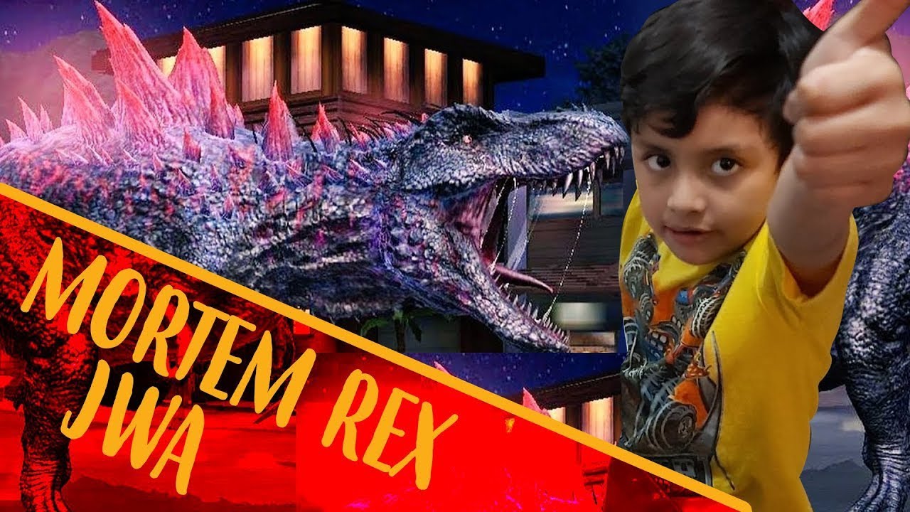 EDER DESCUBRE JURASSIC WORLD ALIVE MORTEM REX - YouTube