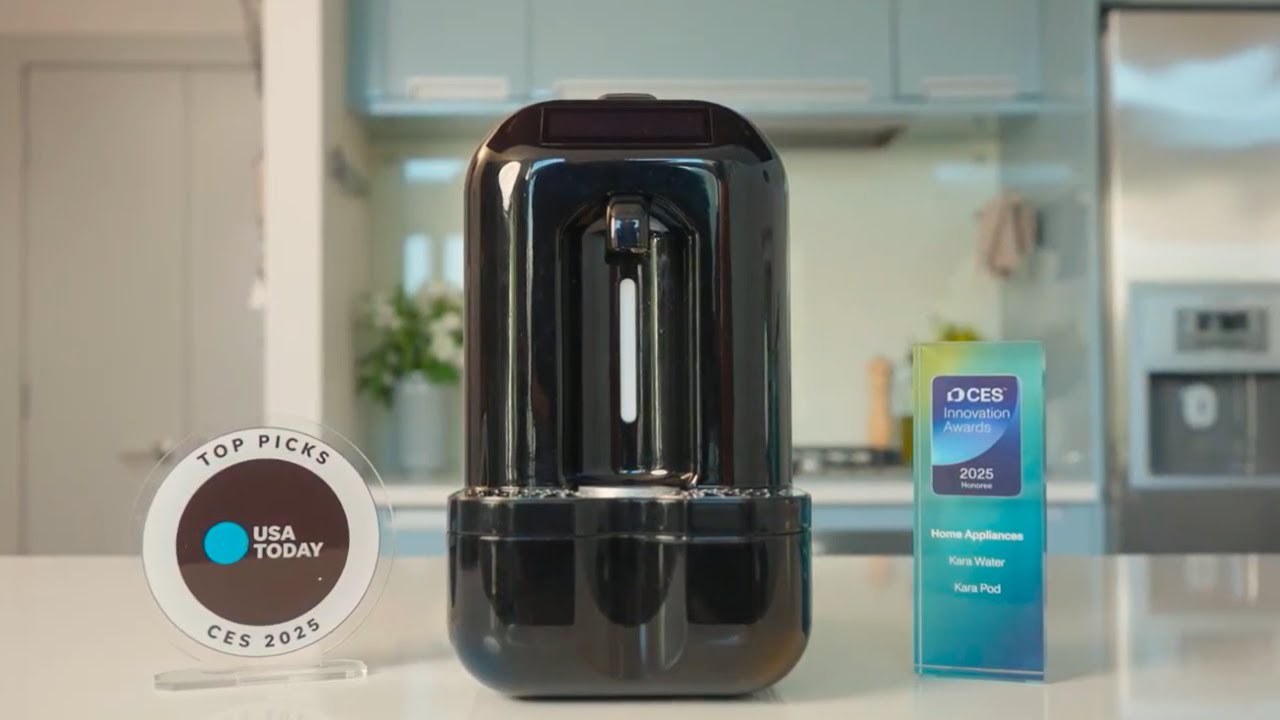 Kara Pod - Pure Premium Water and Coffee. Made from Air. - YouTube