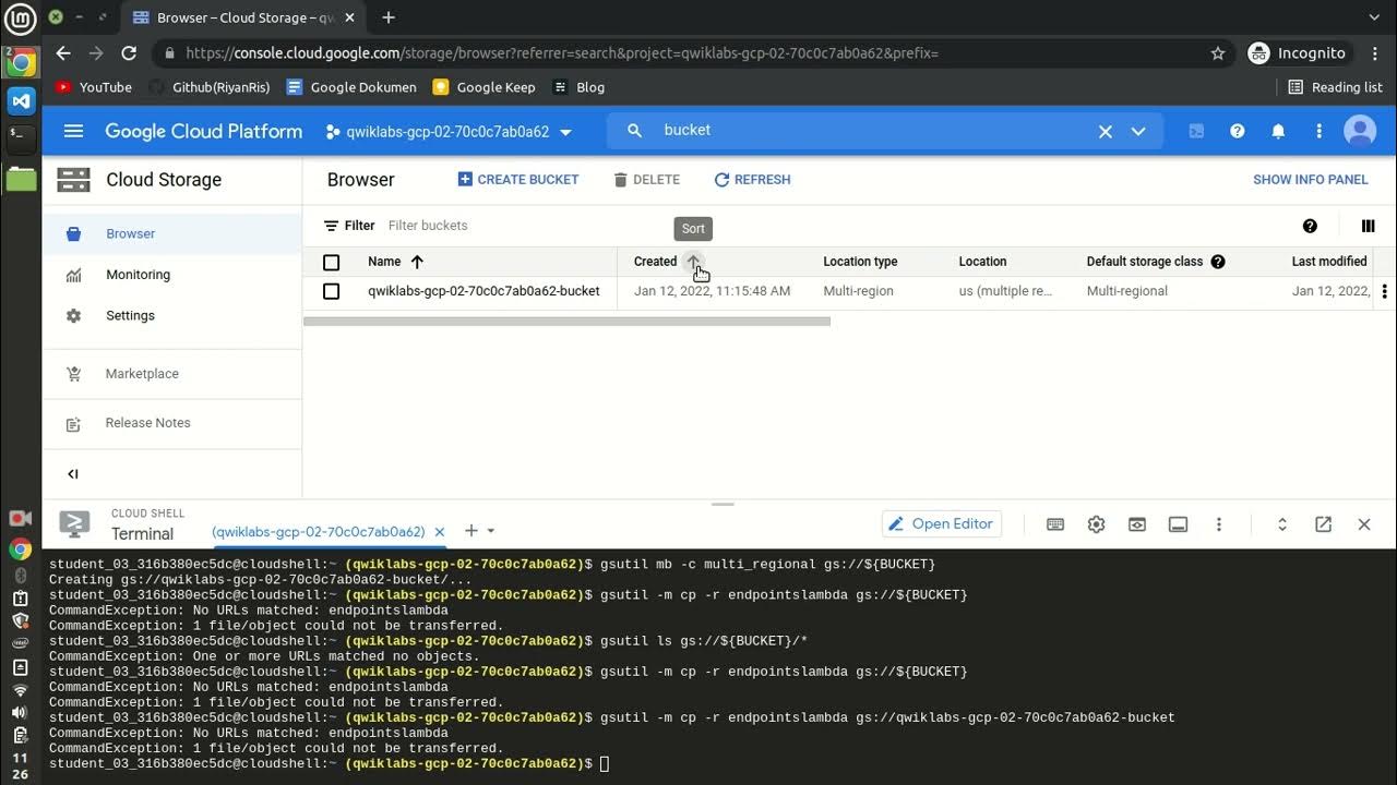GSP130 Using gsutil to Perform Operations on Buckets and Objects - YouTube