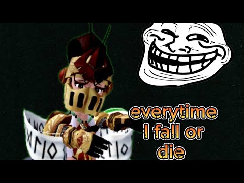 everytime I fall or die there I'd a meme that pops up (game name: down ...