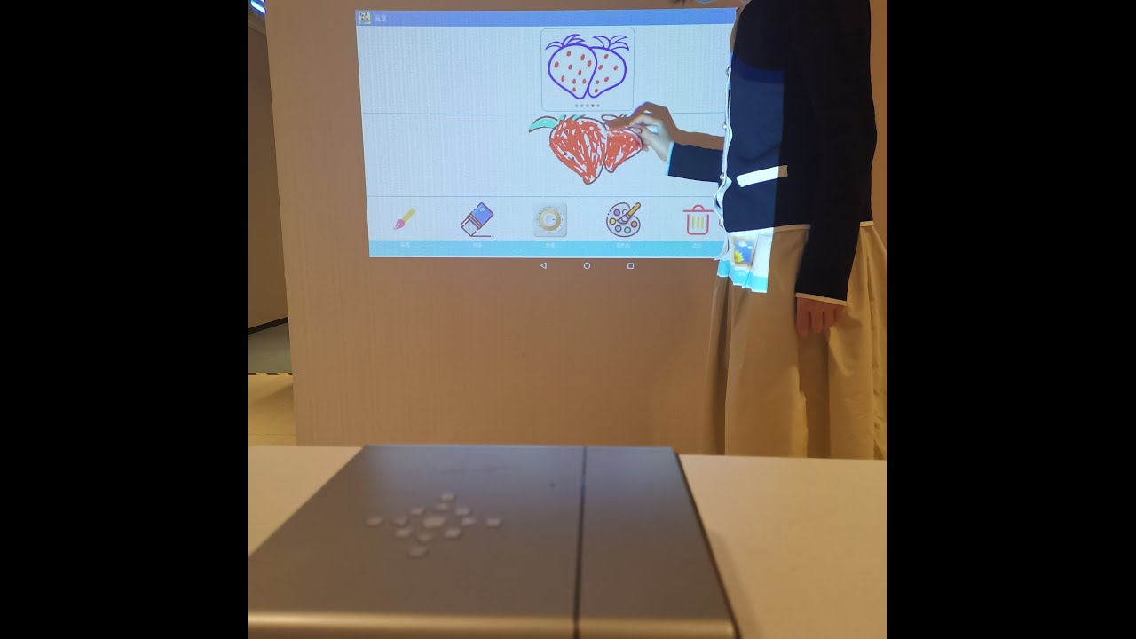 Smart pico projector pen touch screen android mini projector with wifi ...