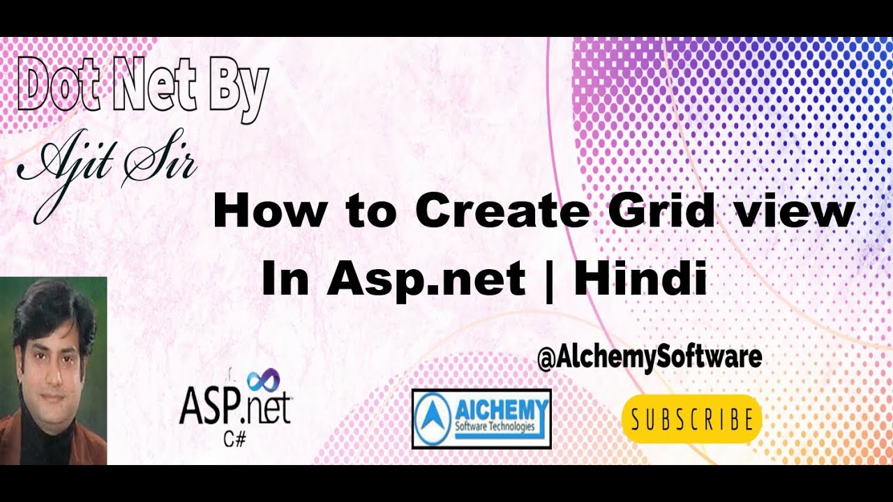 How to Create Grid view in Asp.net | Hindi - YouTube