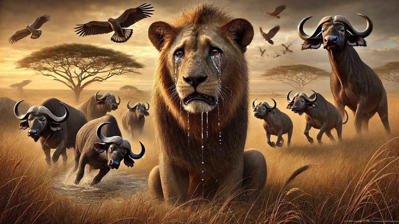 Lion Defeated by Animals - Unlimited New - YouTube