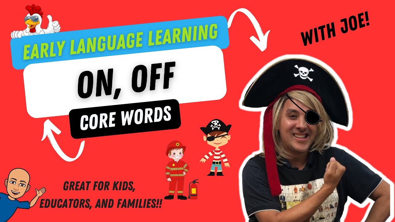Fun with Hats! | Learn Core Words: On, Off | AAC | AAC, Speech Therapy ...