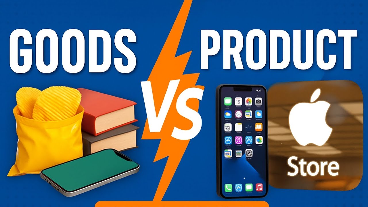 Goods vs Product Explained Creatively | Real-World Examples & Marketing ...
