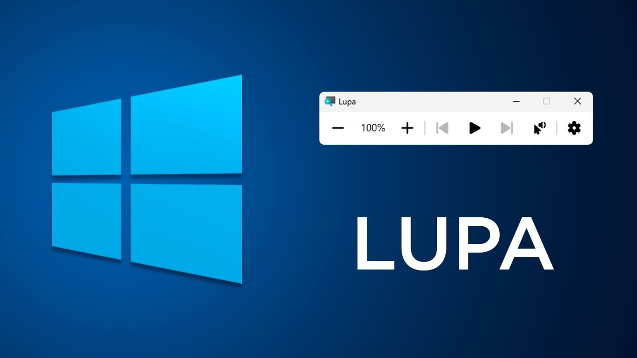 LUPA en Windows 11 - YouTube