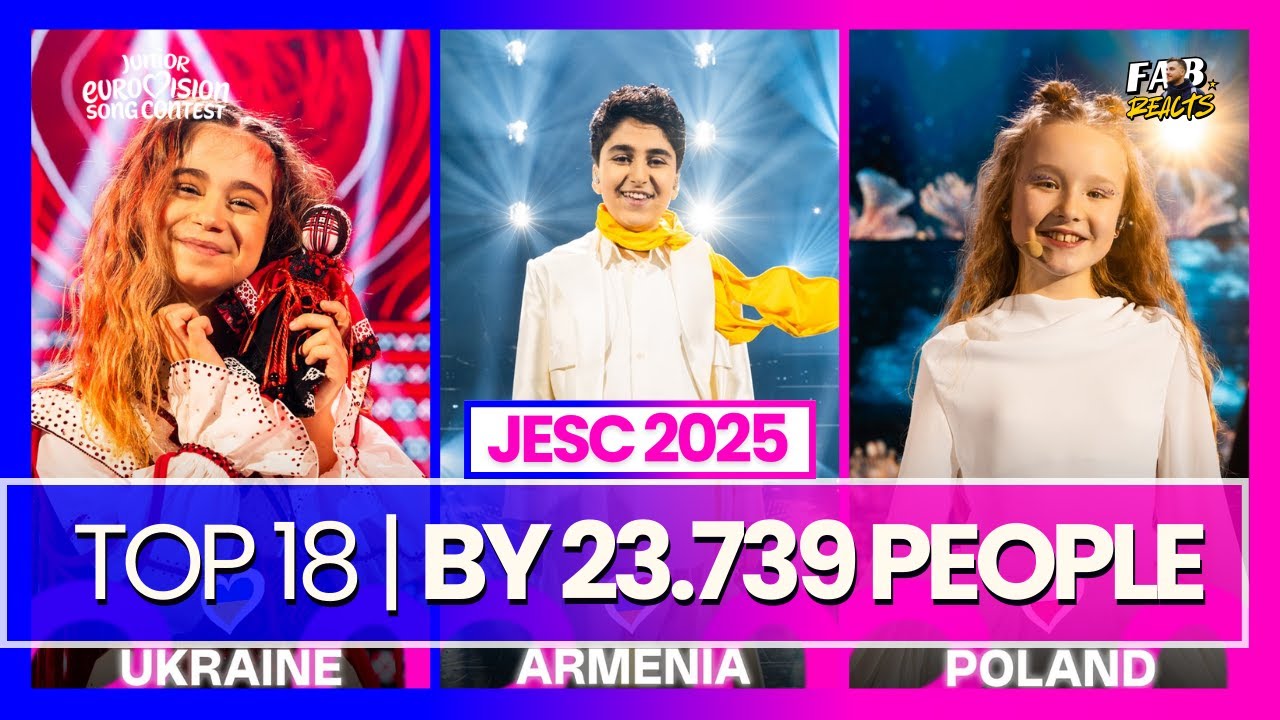 Top 18 by 23.739 PEOPLE | After Rehearsals | JUNIOR EUROVISION SONG ...