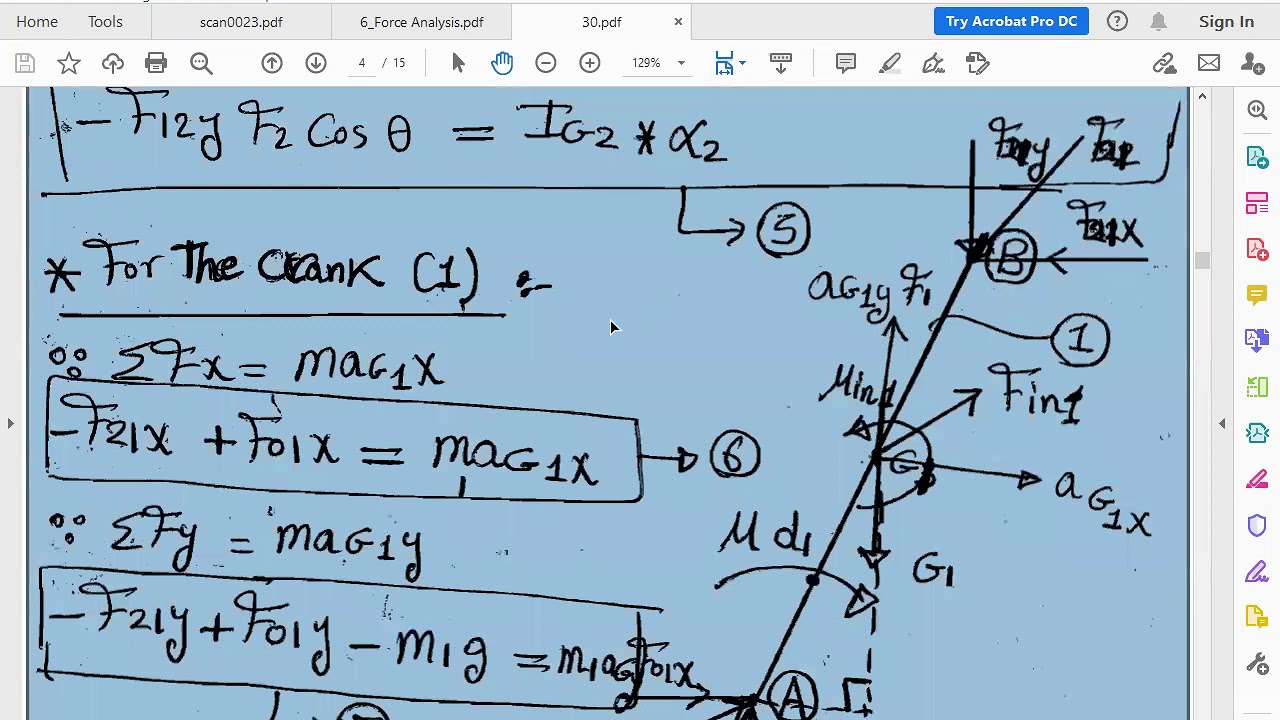 Theory of machine (Force analysis part 4 ) ) Faculty of engineering ...