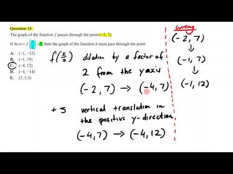Maths Methods | VCAA 2019 Exam 2 | Multiple Choice 13 - YouTube