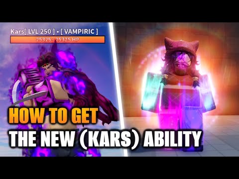 (AUT) How to get KARS Ability FAST! | A Universal Time Roblox - YouTube