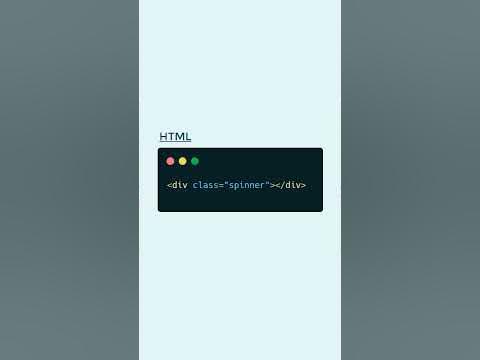 Three Fourth Circle Loader Animation Using Css Only #webdevelopment #cssanimations #htmlcss # ...