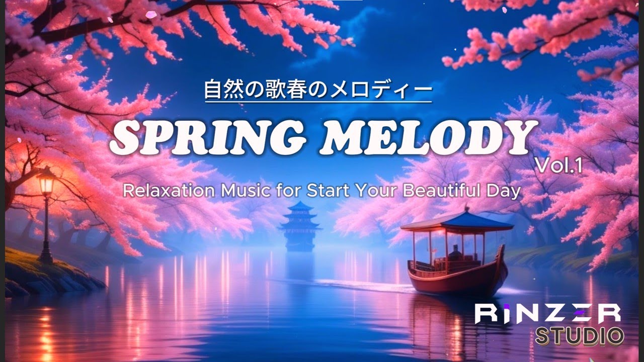 SPRING MELODY [春のメロディー] 🌸 Relaxation Music | 🎧 BGM Lo-fi | 🍀 RINZER ...