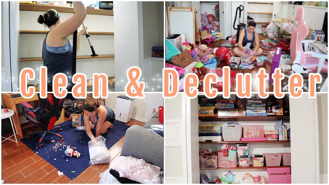 MAJOR DECLUTTER + ORGANIZE + CLEAN WITH ME! | CLEANING MOTIVATION - YouTube