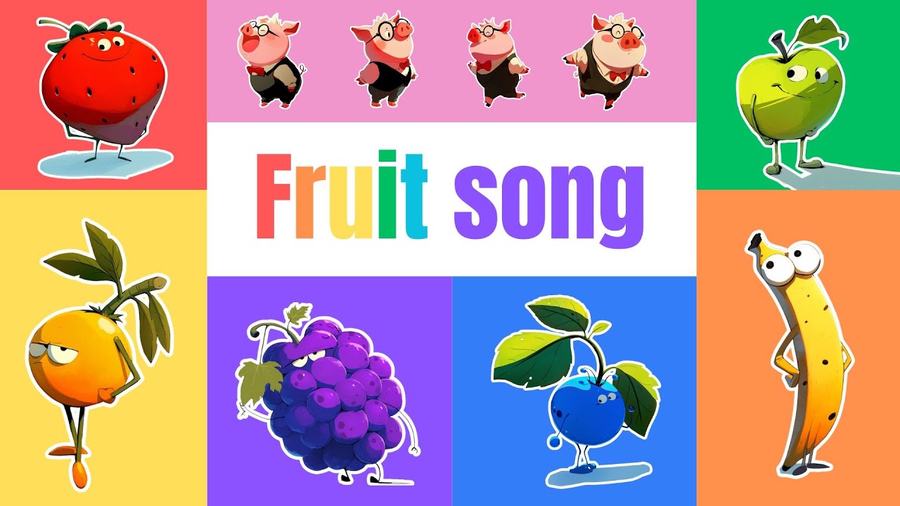 Fruit Song 🎶| Fairy Piggy Pip's Fruit Adventure | Children's Songs ...