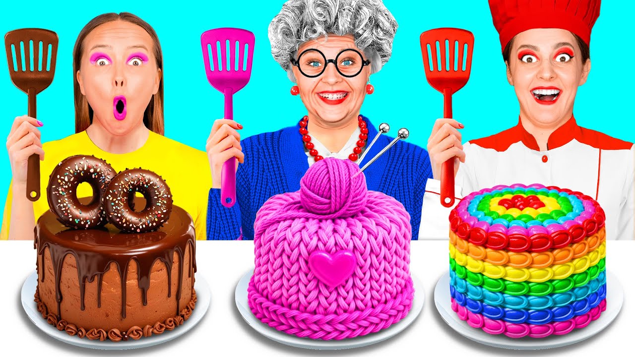 Me vs Grandma Cooking Challenge | Kitchen War by ChallengeTeen - YouTube