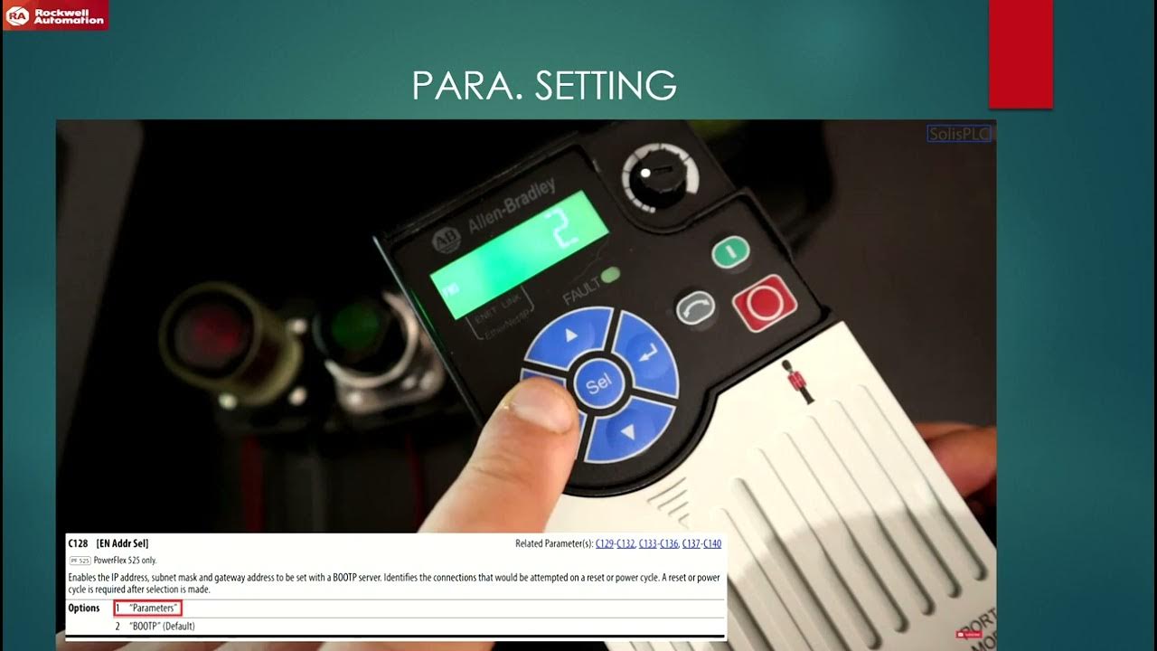 Powerflex 525 software configuration -1 - YouTube