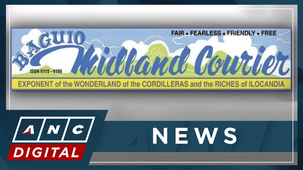 Baguio Midland Courier to cease operations after 77 years | ANC - YouTube