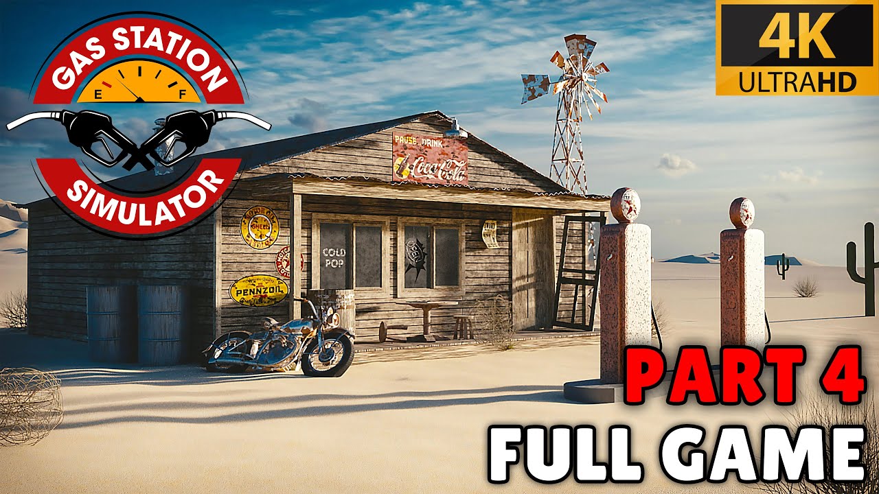 GAS STATION SIMULATOR (2023) - Full Game (NEW DLC) Playthrough Part 4 ...