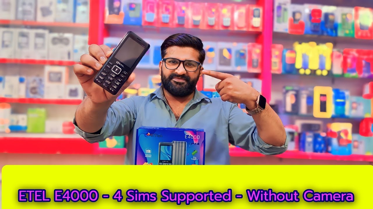 ETEL E4000, 4 Sims Supported without Camera - #smartphone #tech # ...