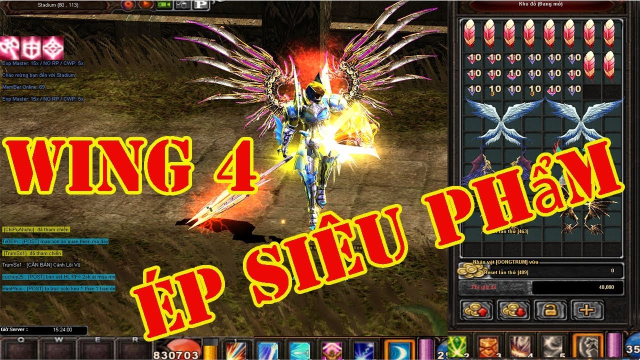 Mu Online | MU hanoimoi.net | Ép Wing 4 Hồi Hộp Tạo Nên Siêu Phẩm 0 ...
