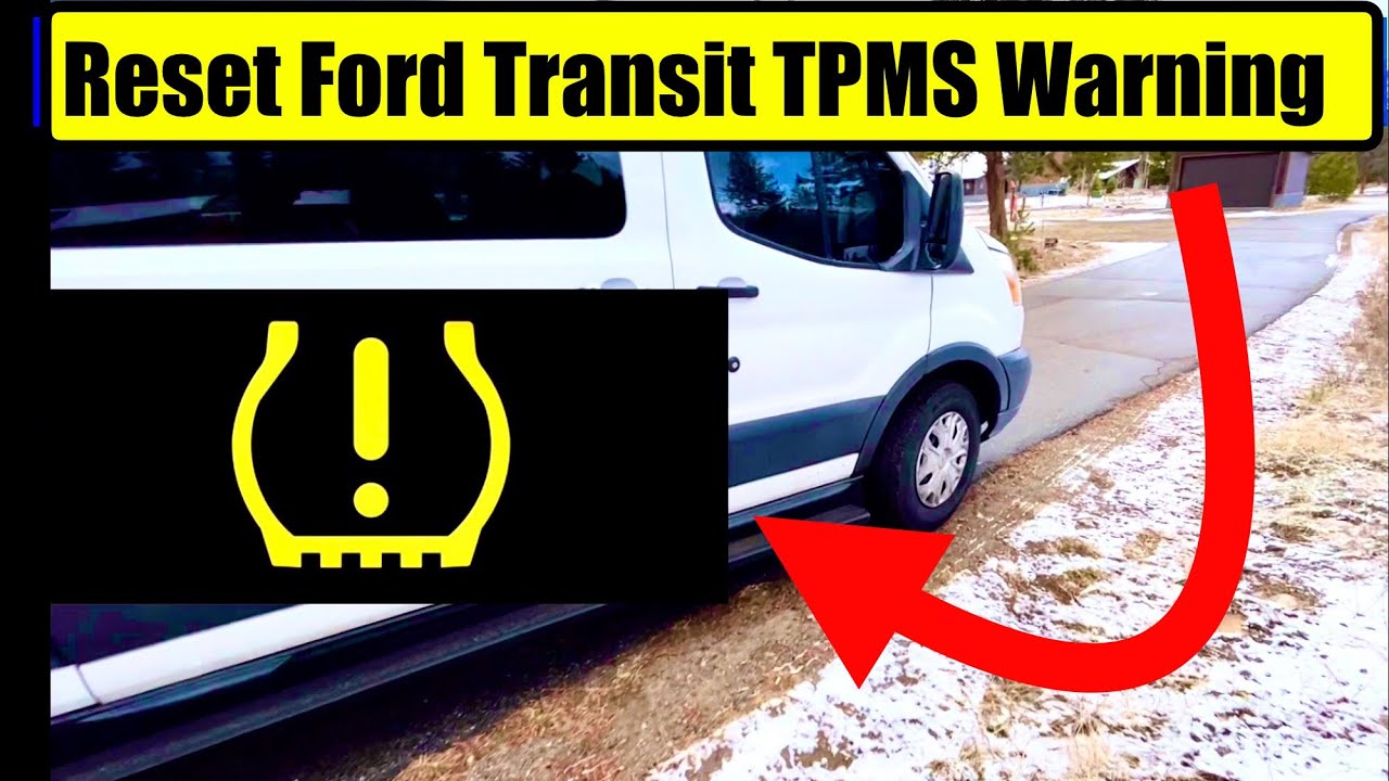 How To Reset Low Tire Pressure Ford Truck Van - YouTube