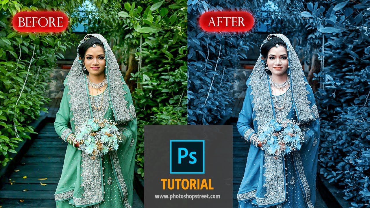 Photoshop Night Color Filter Tutorial with Color Lookup | Photoshop ...