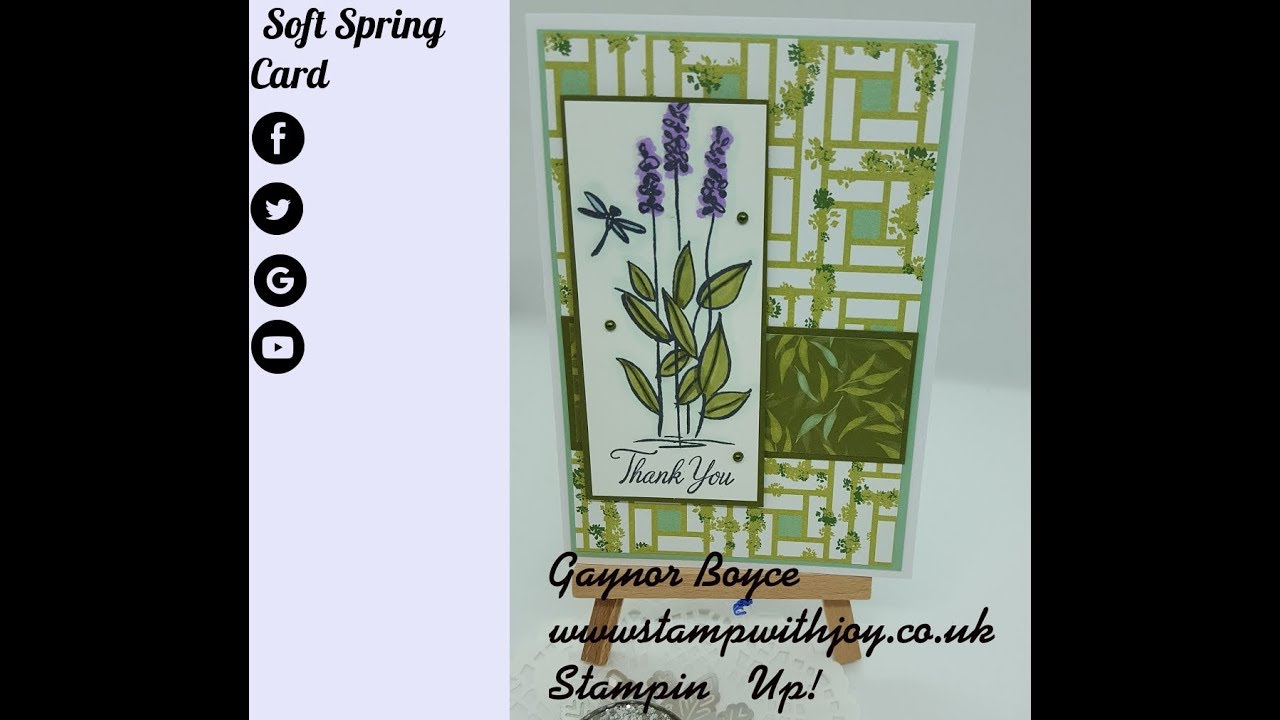 Soft Spring Card Stampin' Up! new 2019 - YouTube