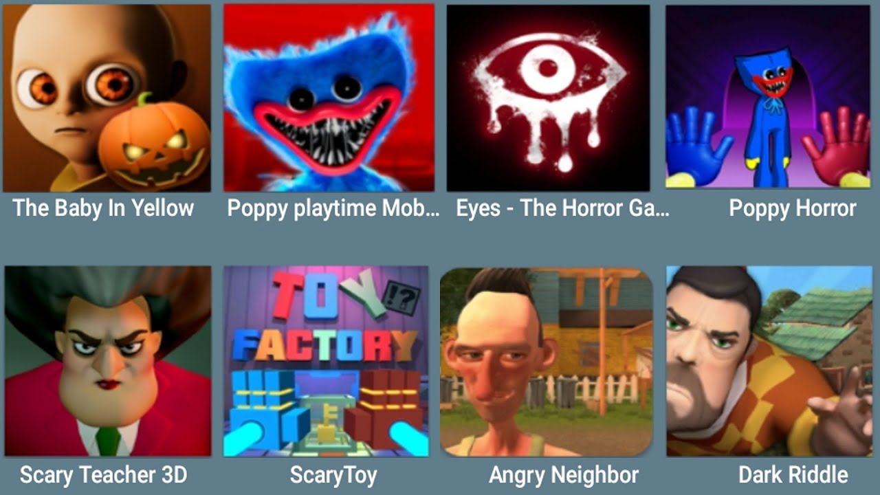 The Baby In Yellow, Poppy Playtime Mobile, Eyes Horror,Poppy Horror ...