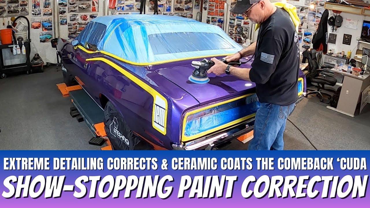 Extreme Detailing Paint Corrects & Ceramic Coats The Comeback 'Cuda ...
