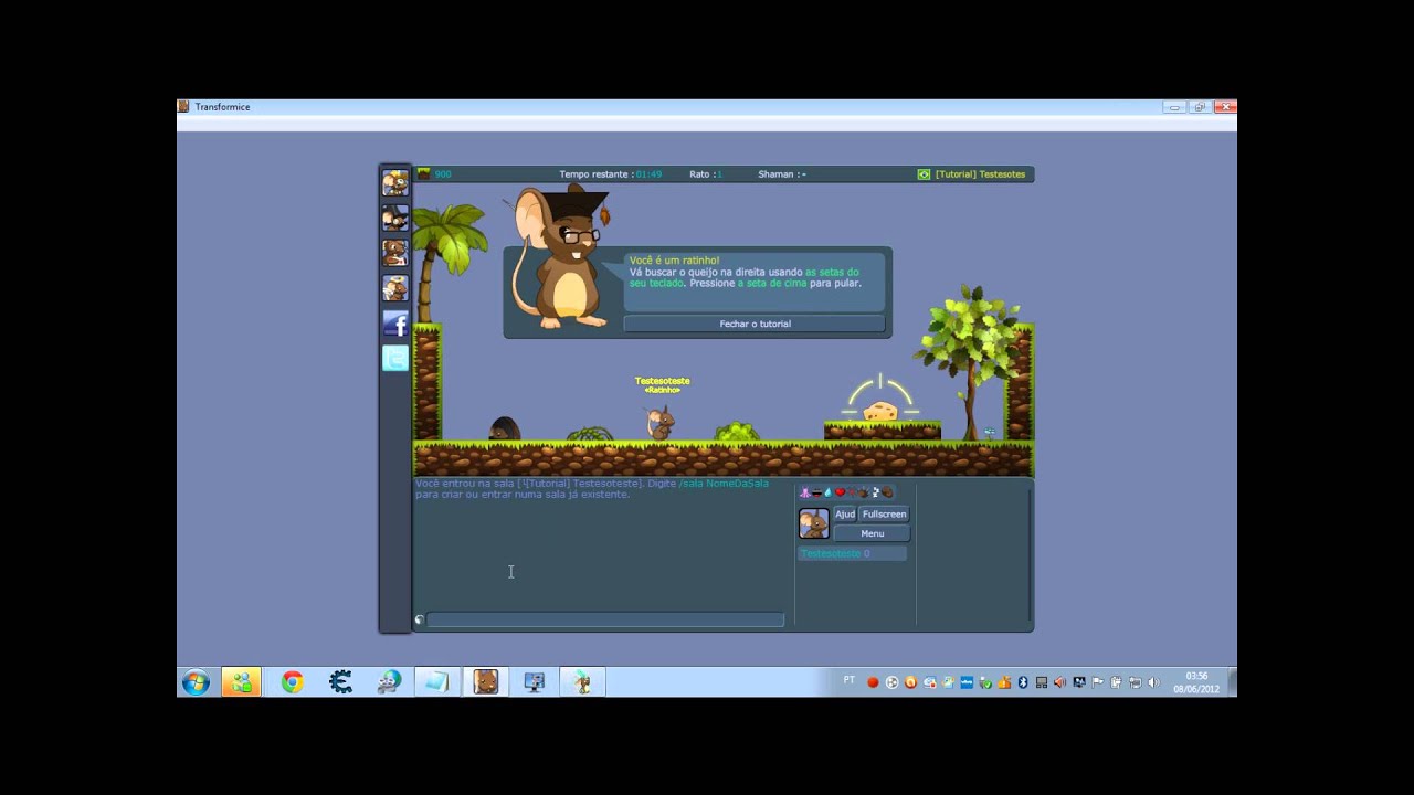 Como usar teleport no transformice - YouTube