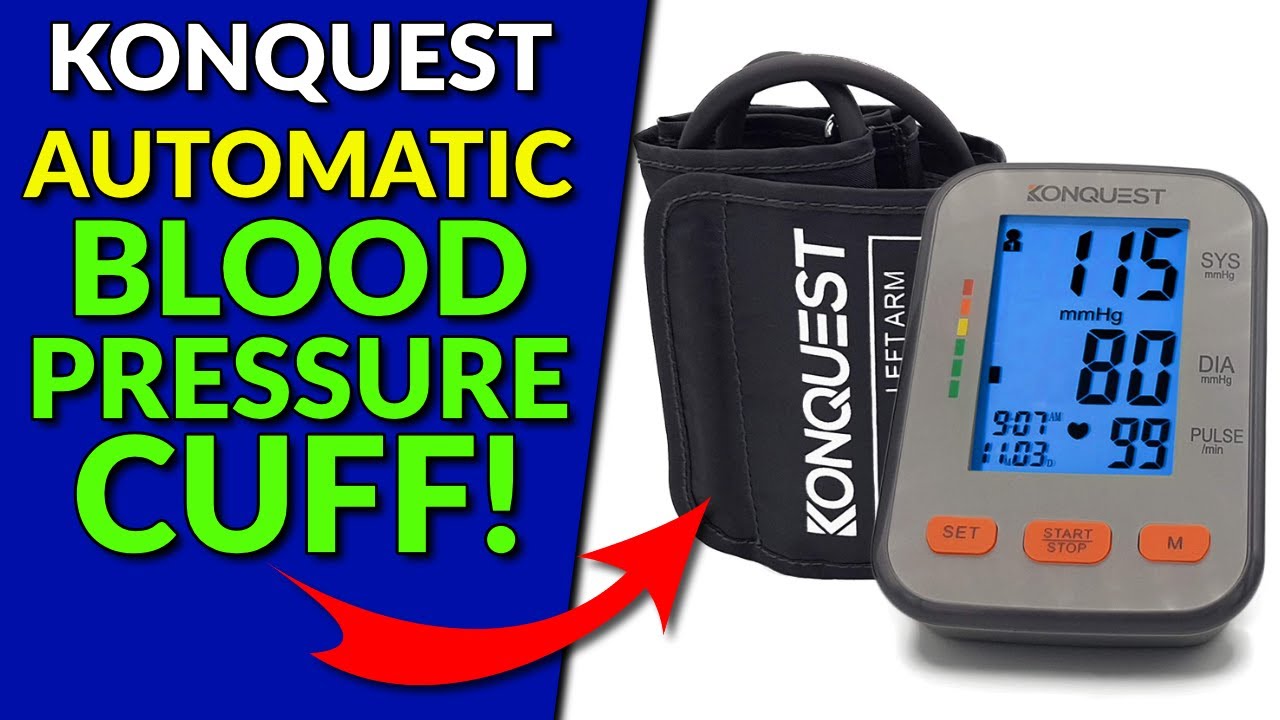 Konquest KBP 2704A Automatic Upper Arm Blood Pressure Monitor With Konquest KBP 2704A Automatic Upper Arm Blood Pressure Monitor With