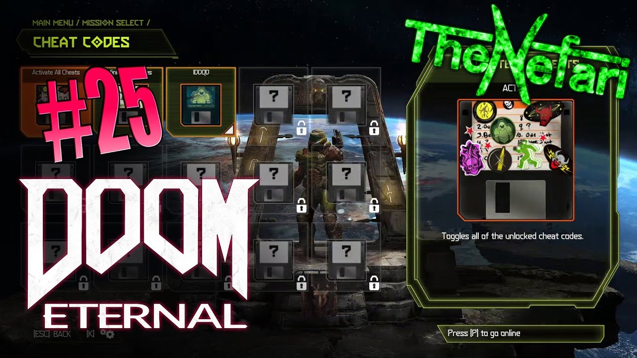 Doom Eternal Let's Play #25 Testing Sentinel Armor in Cultist Base ...