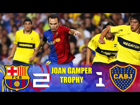 Barcelona 2-1 Boca Juniors - Final Trofeu Joan Gamper 2008 |All Goals & Full Highlights|