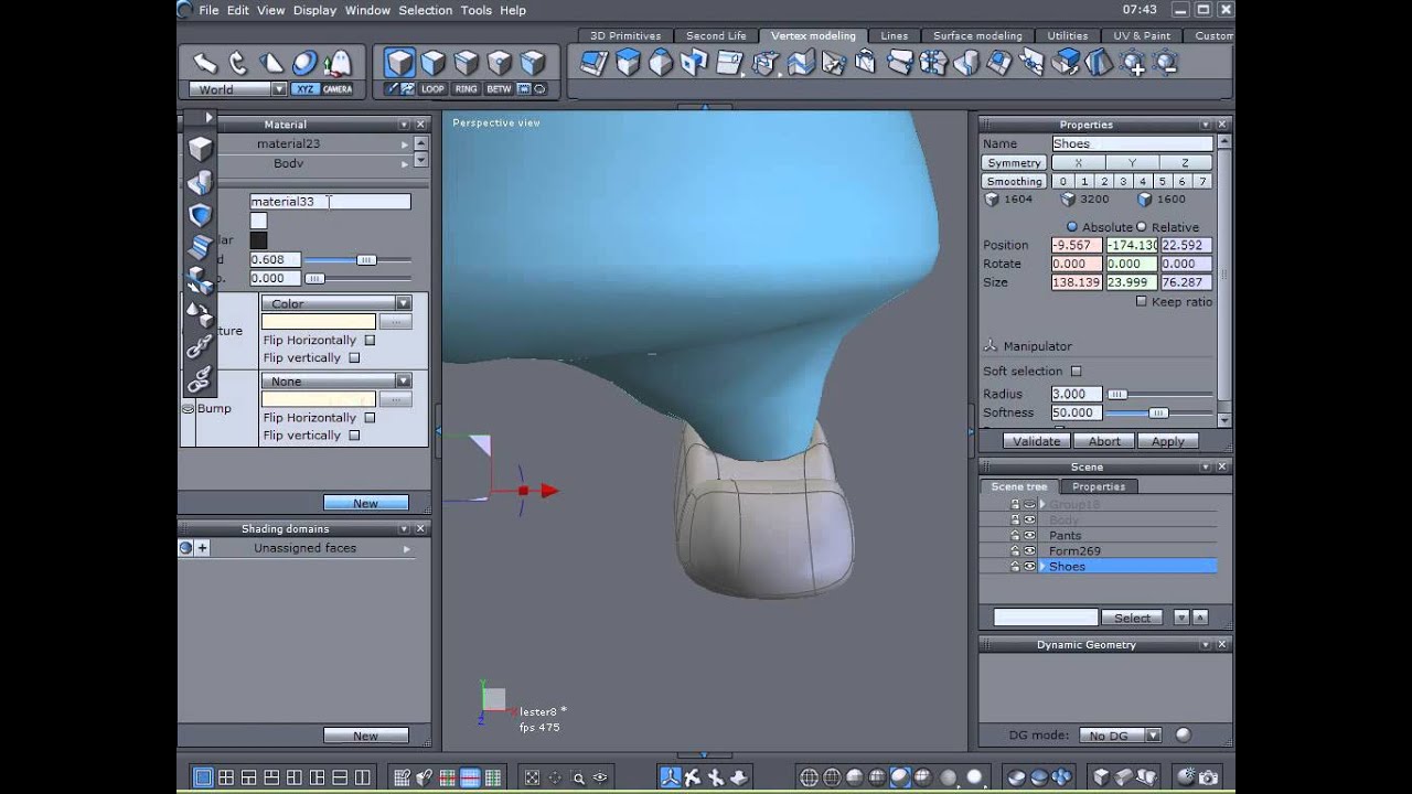 Character modeling, part three [hp1] - YouTube