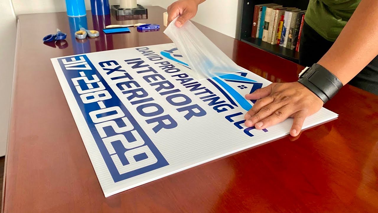 Tips for making an effective yard sign - YouTube