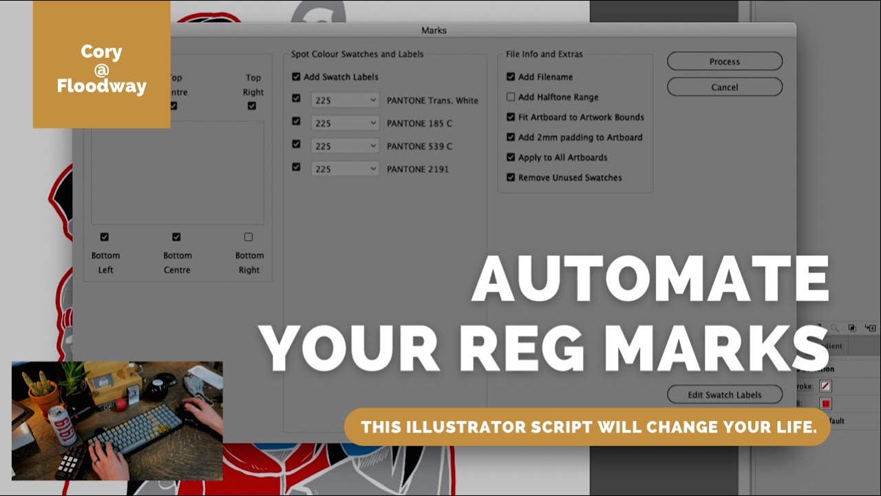 FINALLY, automate your registration marks with Pre-Press Pro! - YouTube
