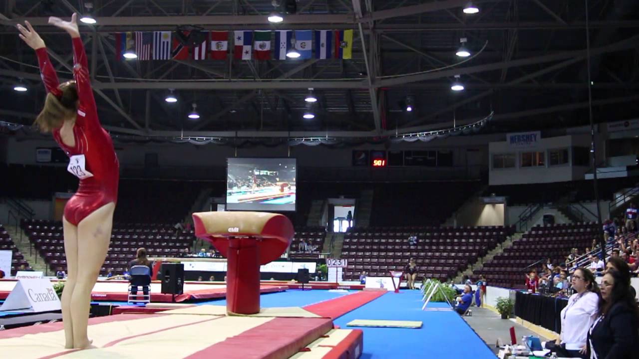 Maegan Chant - Vault Qualification - Pan Am Sr. Gymnastics ...