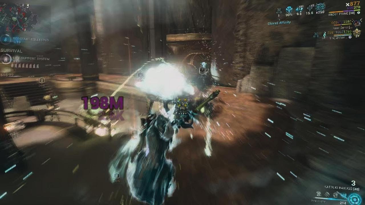 Warframe | Level Cap [9999] Relic Run Breach Surge Frost Prime - 100 ...