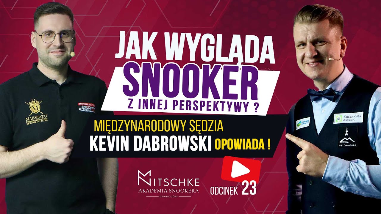 Nitschke Akademia Snookera: Odcinek 23 – Sędzia międzynarodowy snookera ...