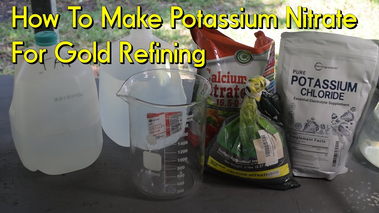 How To Make Potassium Nitrate #chemistry #chemical #gold #goldrecovery ...